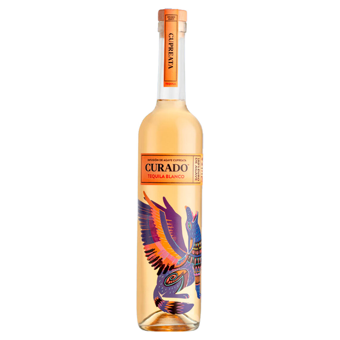 CURADO: TEQUILA BLANCO INFUSIONADO CON AGAVE CUPREATA 750 ML – Tequila Ocho