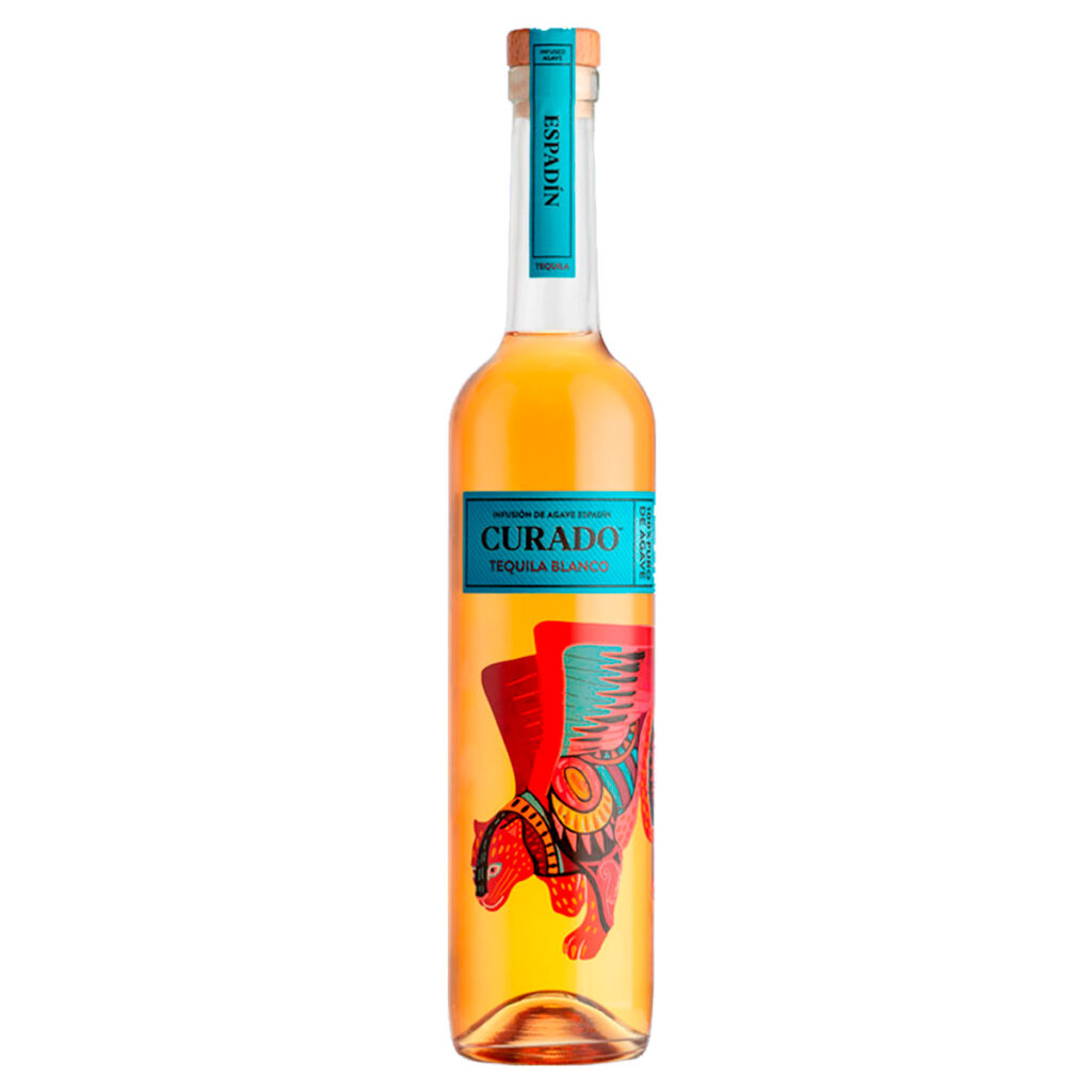 CURADO: TEQUILA BLANCO INFUSIONADO CON AGAVE ESPADÍN 750 ML – Tequila Ocho